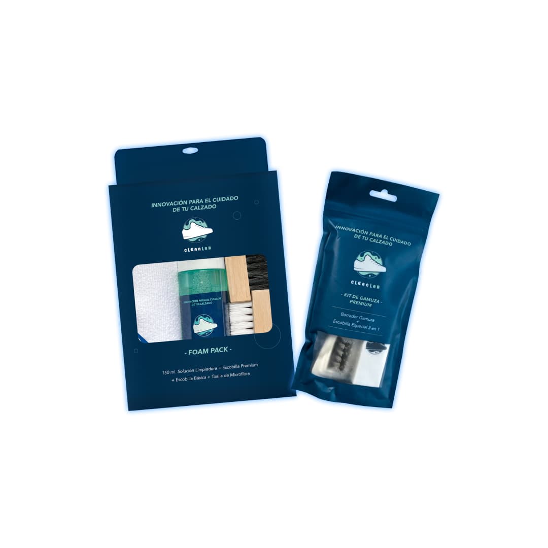 Kit de Gamuza + Foam Pack - Limpieza de Zapatillas – Clean Lab PE